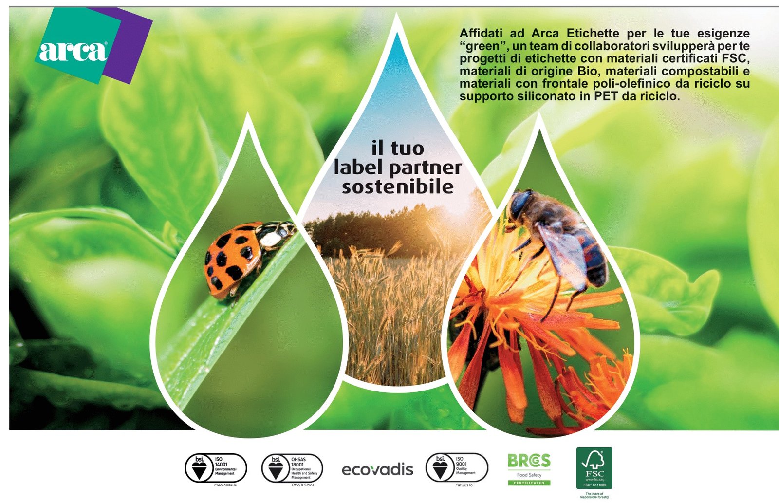 ARCA ETICHETTE: YOUR SUSTAINABLE LABEL PARTNER - Packaging International